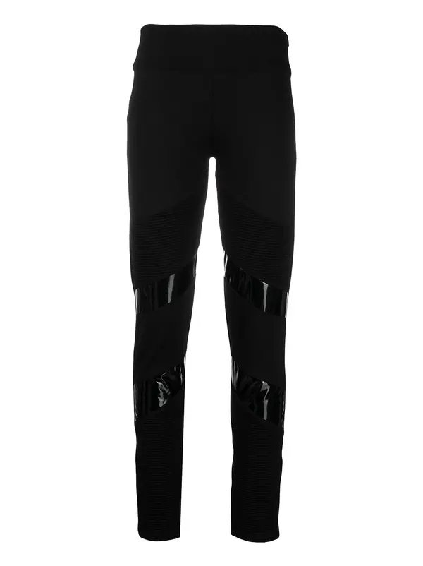 Philipp Plein Iconic Biker Jogging Leggings - Black