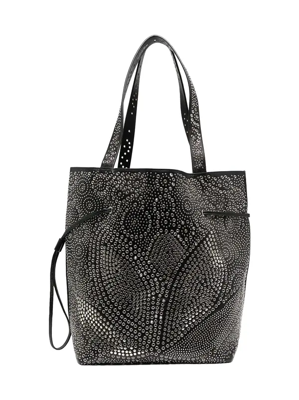 10 CORSO COMO Stud-embellished Shopper Tote - Black