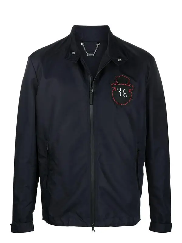 BILLIONAIRE Crest Lightweight Jacket - Blue
