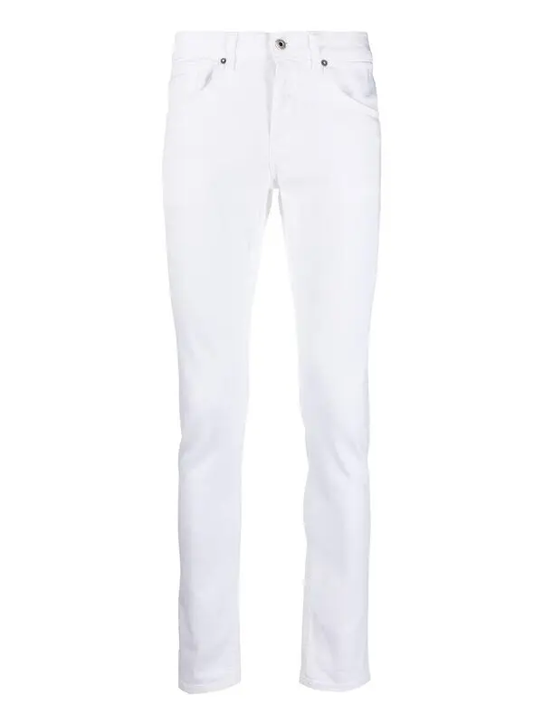 DONDUP Cropped Skinny Jeans - White