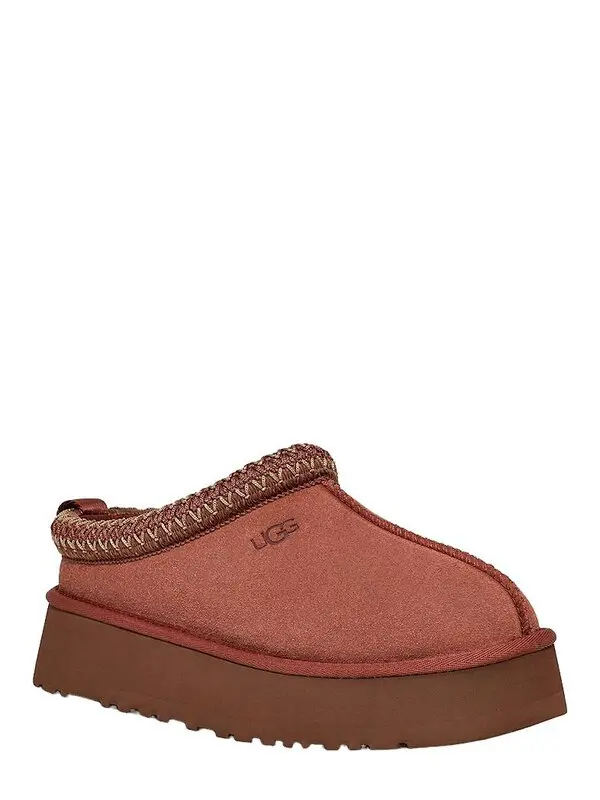 UGG Tazz Platform Slippers - Red Jasper