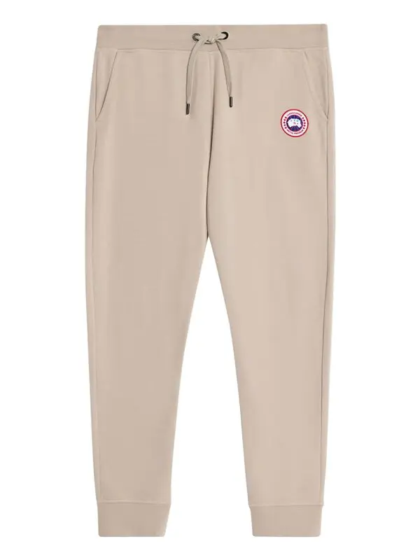 Canada Goose Huron Logo-patch Sweatpants - Limestone