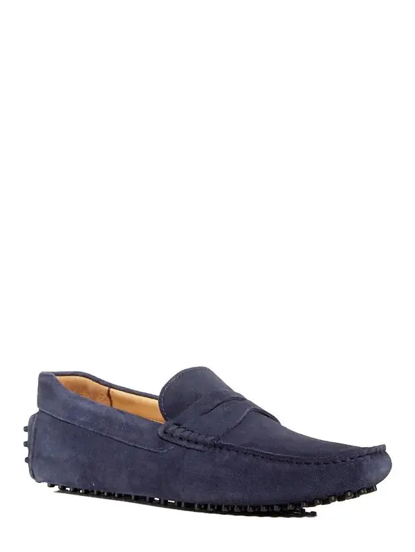 Bloomingdale'S Penny Loafer Drivers Exclusive - Navy Suede