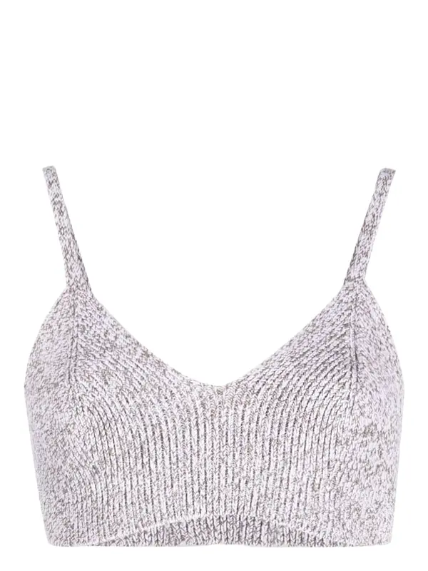 Off-White Languid Knitted Top - White