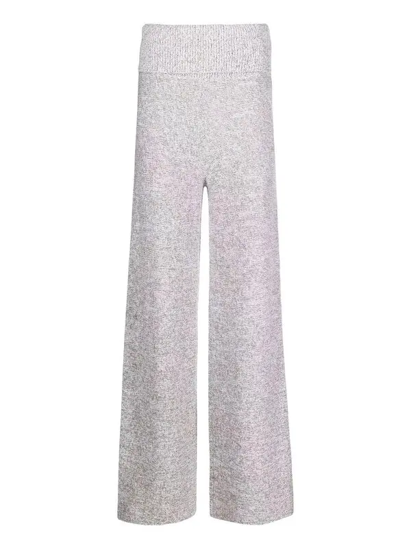 Off-White Languid Wide-leg Trousers - White