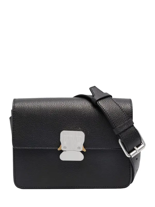 1017 Alyx 9sm Grained Leather Belt Bag - Black