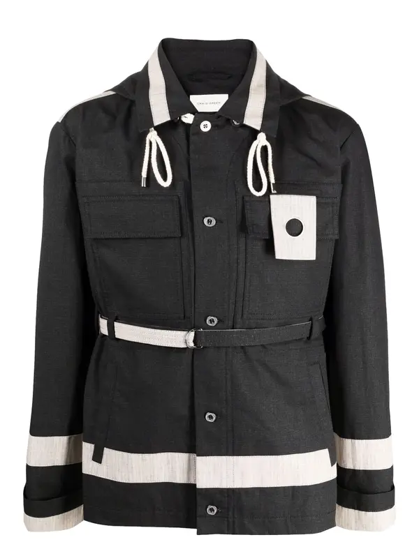 CRAIG GREEN Panelled Utility Jacket - Black