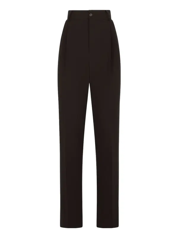 Dolce & Gabbana High-waisted Trousers - Black