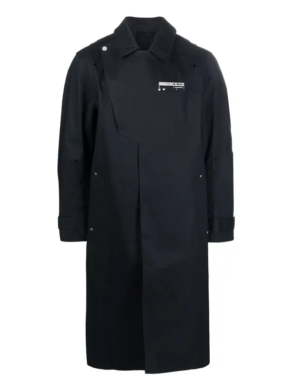 A-COLD-WALL* Longline Trench Coat - Black