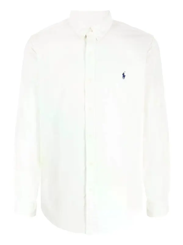 Polo Ralph Lauren Embroidered Logo Shirt - White