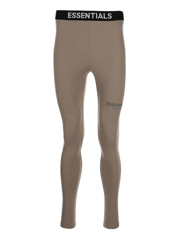 Fear Of God Athletic Logo-waist Leggings - Brown