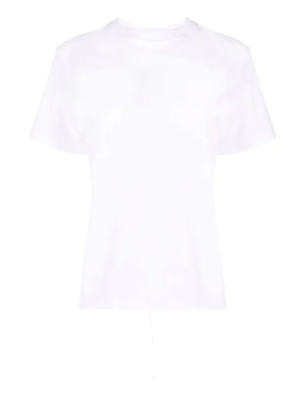 Cecilie Bahnsen Cut-out Rear-tie Top - White