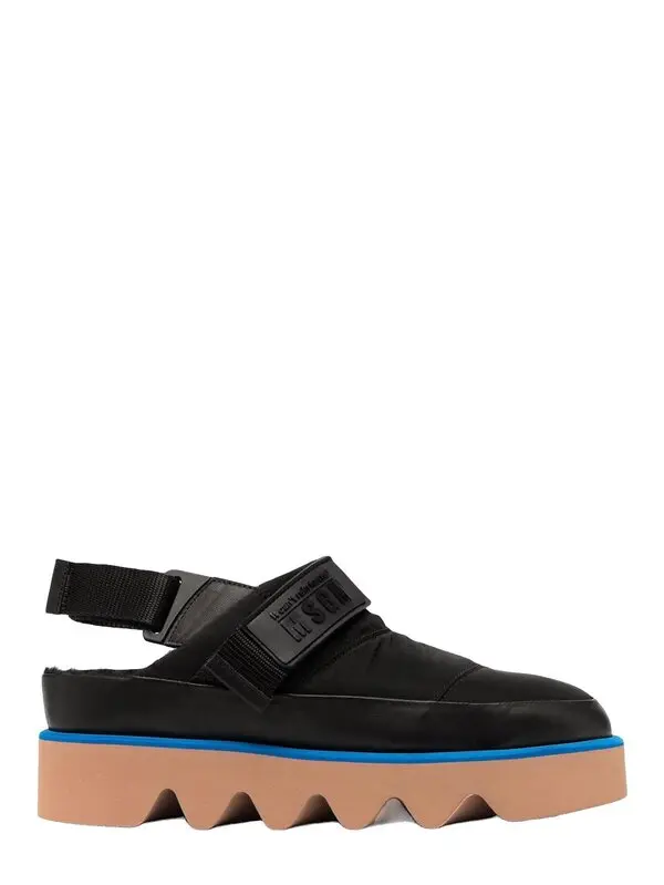 MSGM Padded Platform Mules - Black