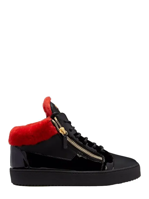 GIUSEPPE ZANOTTI Kriss Winter Mid-top Sneakers - Black