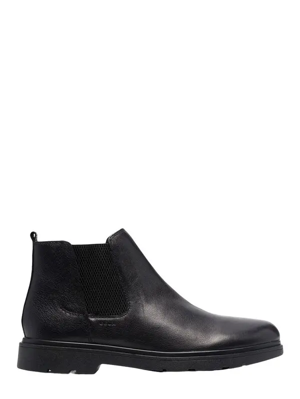 Geox Leather Chelsea Boots - Black