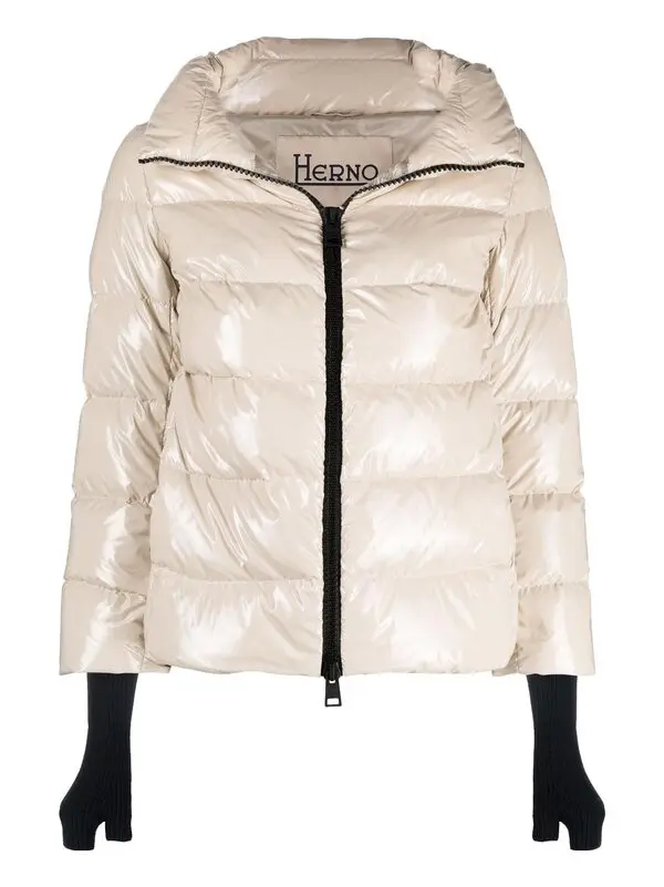 Herno Slit-cuff Puffer Jacket - Neutrals