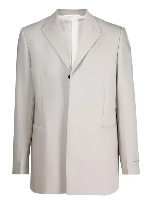 1017 Alyx 9sm X Tailored Caruso Single-breasted Blazer - Grey