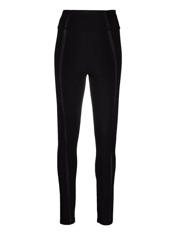 Philipp Plein High-waist Logo Leggings - Black
