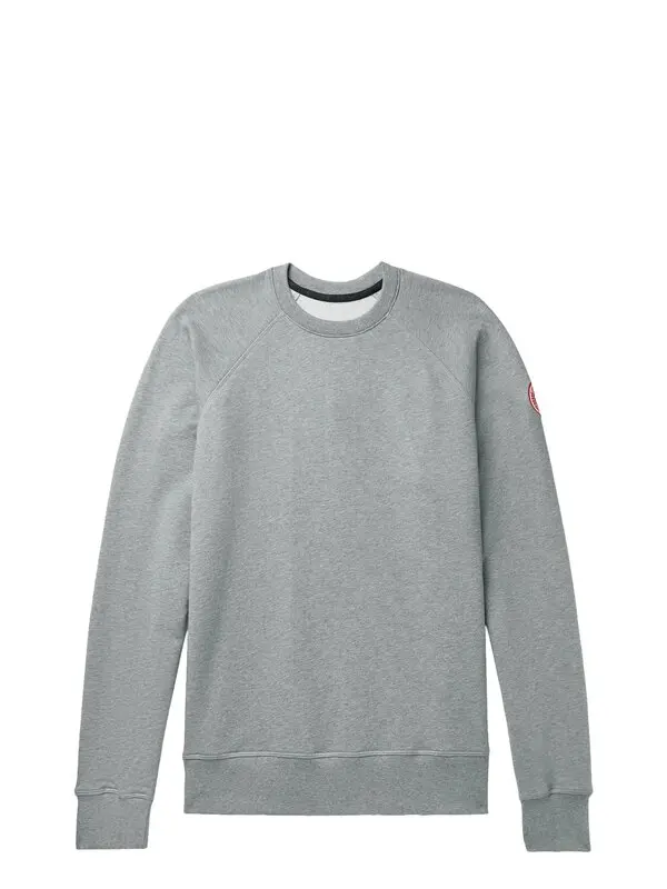 Canada Goose Huron Cotton-jersey Sweatshirt - Gray