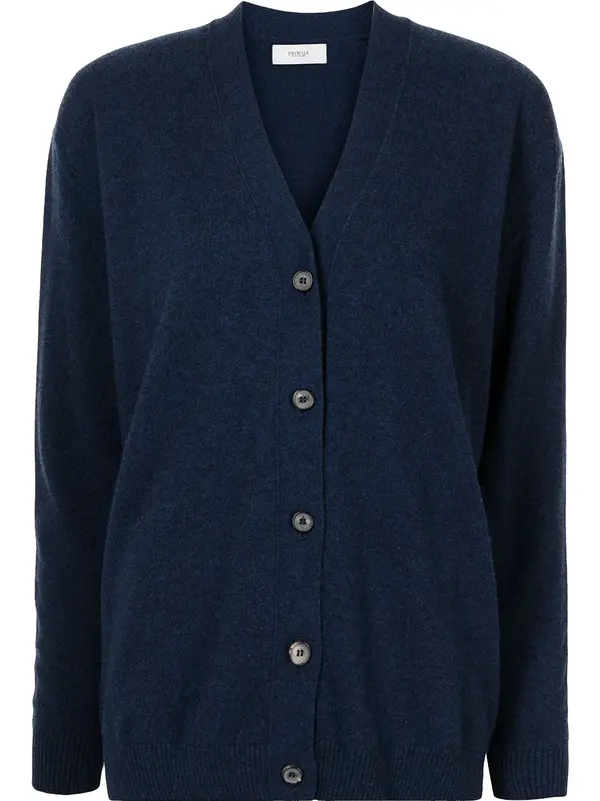 Pringle Of Scotland V-neck Cashmere Cardigan - Blue