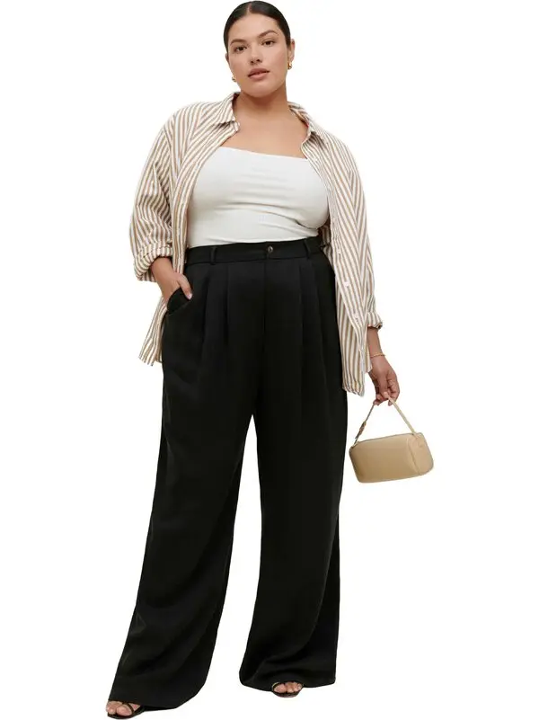 REFORMATION Mason Pant Es - Black