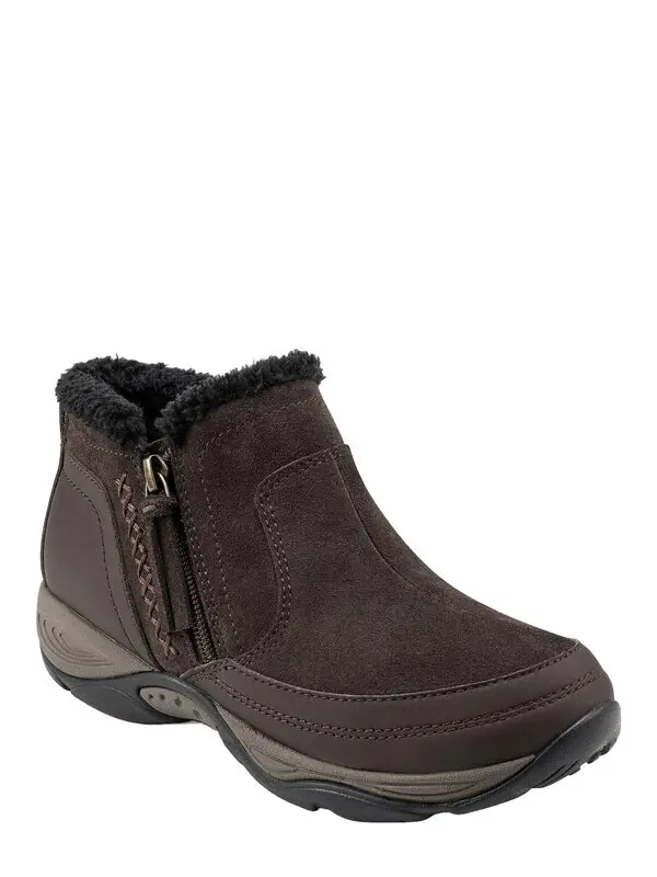 Easy Spirit Epic Water Resistant Ankle Boots - Chocolate