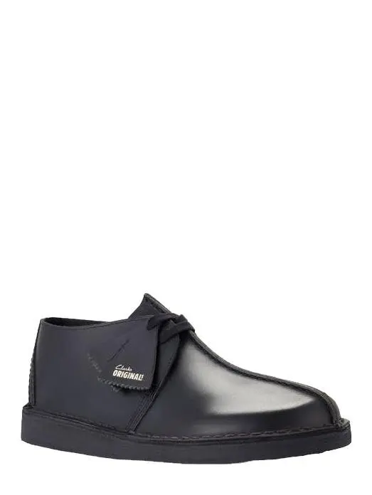 Clarks Desert Trek Chukka Boot - Blk Smooth Lea