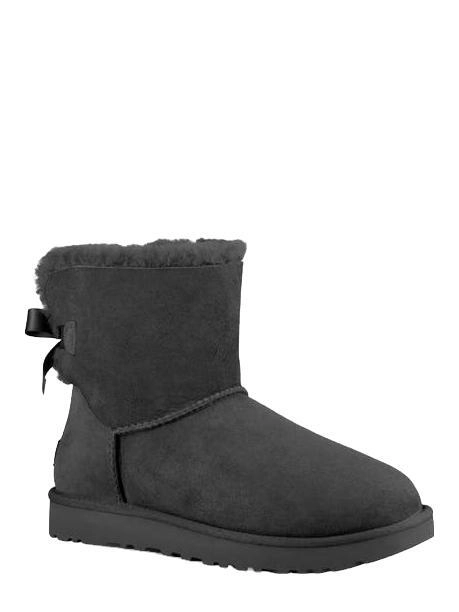 UGG Mini Bailey Bow Ii Shearling Bootie - Blk