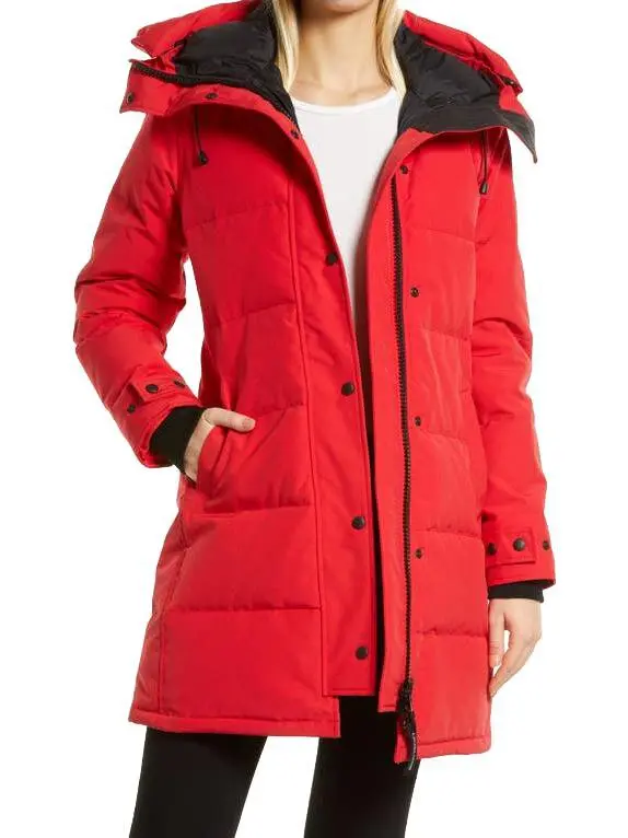 Canada Goose Shelburne Water-resistant Down Parka - Red