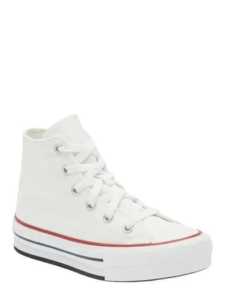 CONVERSE Chuck Taylor® All Star® Lift Platform Sneakers - White/ Garnet/ Navy
