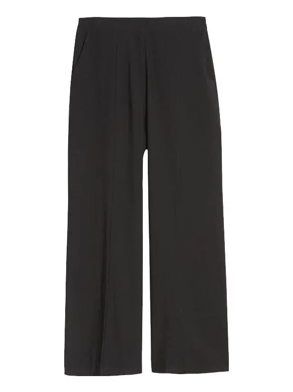 STANDARDS & PRACTICES High Waist Wide Leg Pants - Black