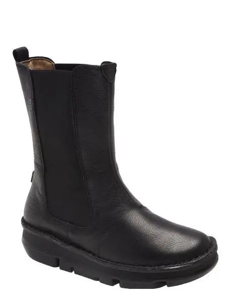 ON FOOT Wedge Chelsea Boots - Black