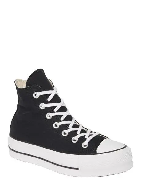 CONVERSE Chuck Taylor All Star Lift High Top Platform Sneakers - Black/white/white