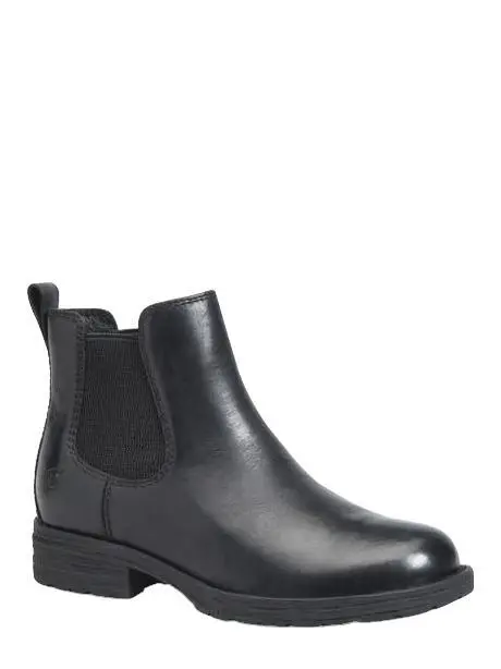 BØRN Cove Waterproof Chelsea Boot - Black Distressed Leather