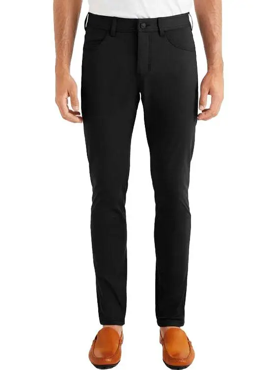RHONE Commuter Slim Fit Five-pocket Pants - Black