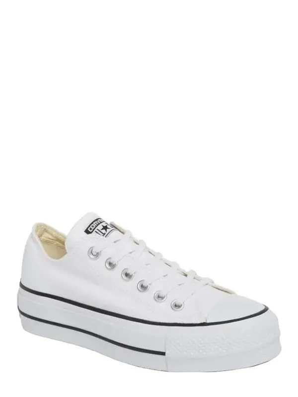 CONVERSE Chuck Taylor All Star Platform Sneakers - White/ Black/ White