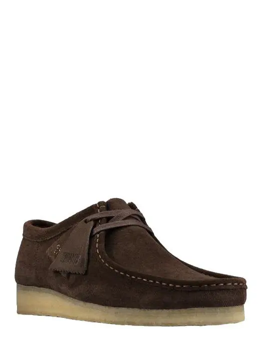 Clarks Wallabee Water Resistant Chukka Boot - Dark Brown
