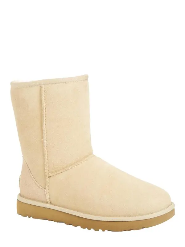 UGG Classic Ii Shearling Lined Short Boot - Sand