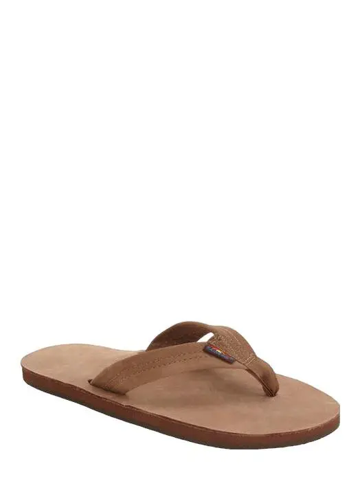 RAINBOW® Single Layer Arch Sandal - Dark Brown