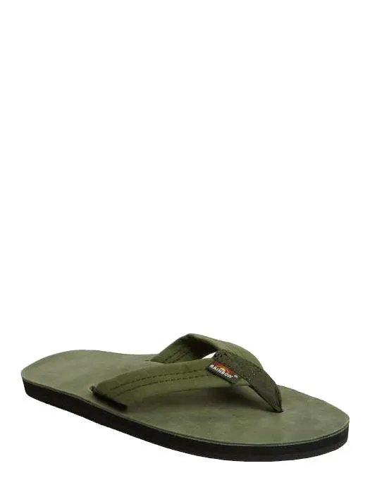 RAINBOW® Single Layer Arch Sandal - Dark Green