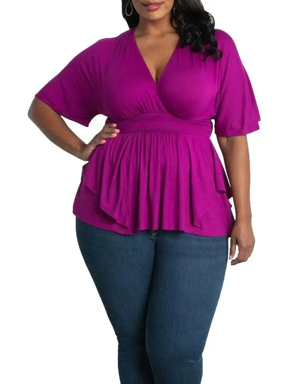 KIYONNA Promenade Blouse - Orchid