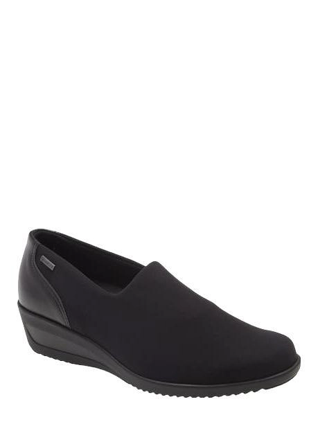 ARA Zah Gore-tex® Waterproof Wedge Loafer - Black