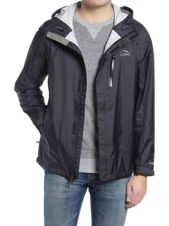 L.l.bean Waterproof Rain Jacket - Black