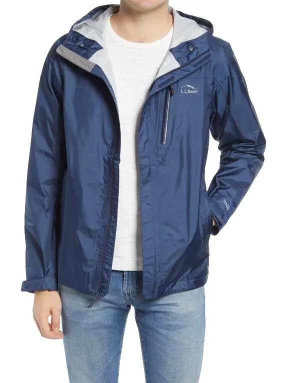L.l.bean Waterproof Rain Jacket - Nautical Navy