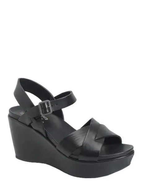 Kork-Ease® Ava 2.0 Platform Wedge Sandal - Black