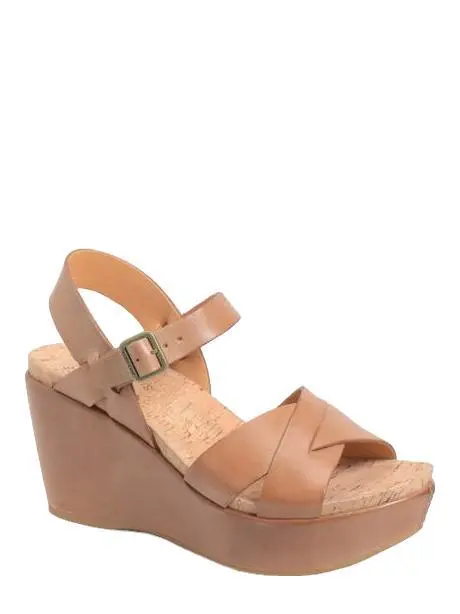Kork-Ease® Ava 2.0 Platform Wedge Sandal - Golden Sand