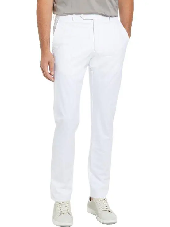 Zanella Active Stretch Flat Front Trousers - White