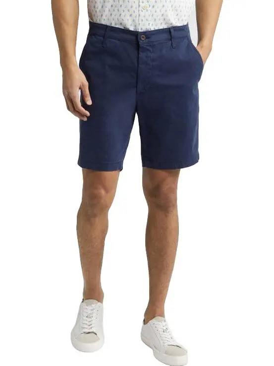 Ag Wanderer 8.5-inch Stretch Cotton Chino Shorts - Stormy Night