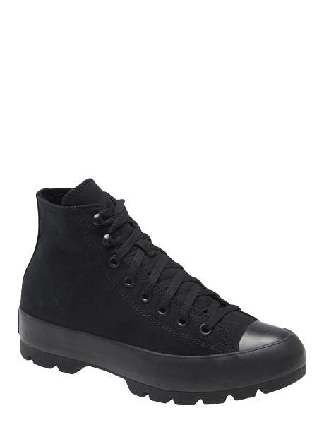 CONVERSE Gender Inclusive Chuck Taylor® All Star® Lugged High Top Sneaker - Black/black/black