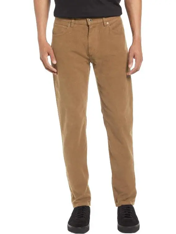 Billy Reid Moleskin Slim Fit Five Pocket Pants - Rubber